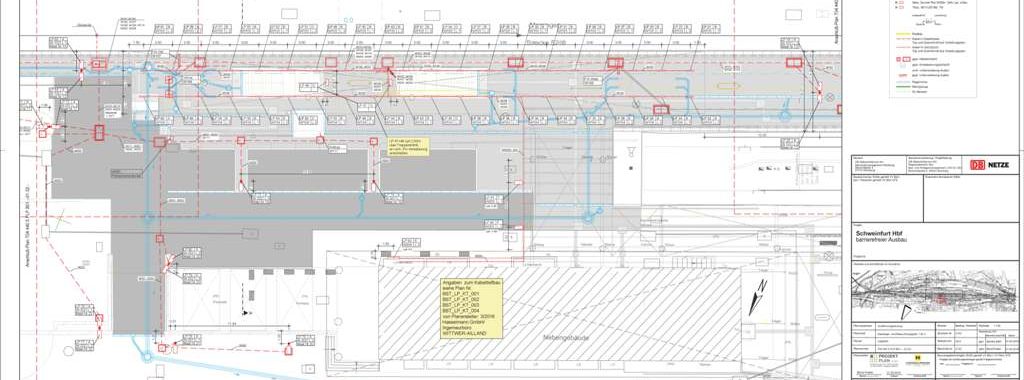Barrierefreier Ausbau der Bahnsteige Verkehrsstation Hbf Schweinfurt ...